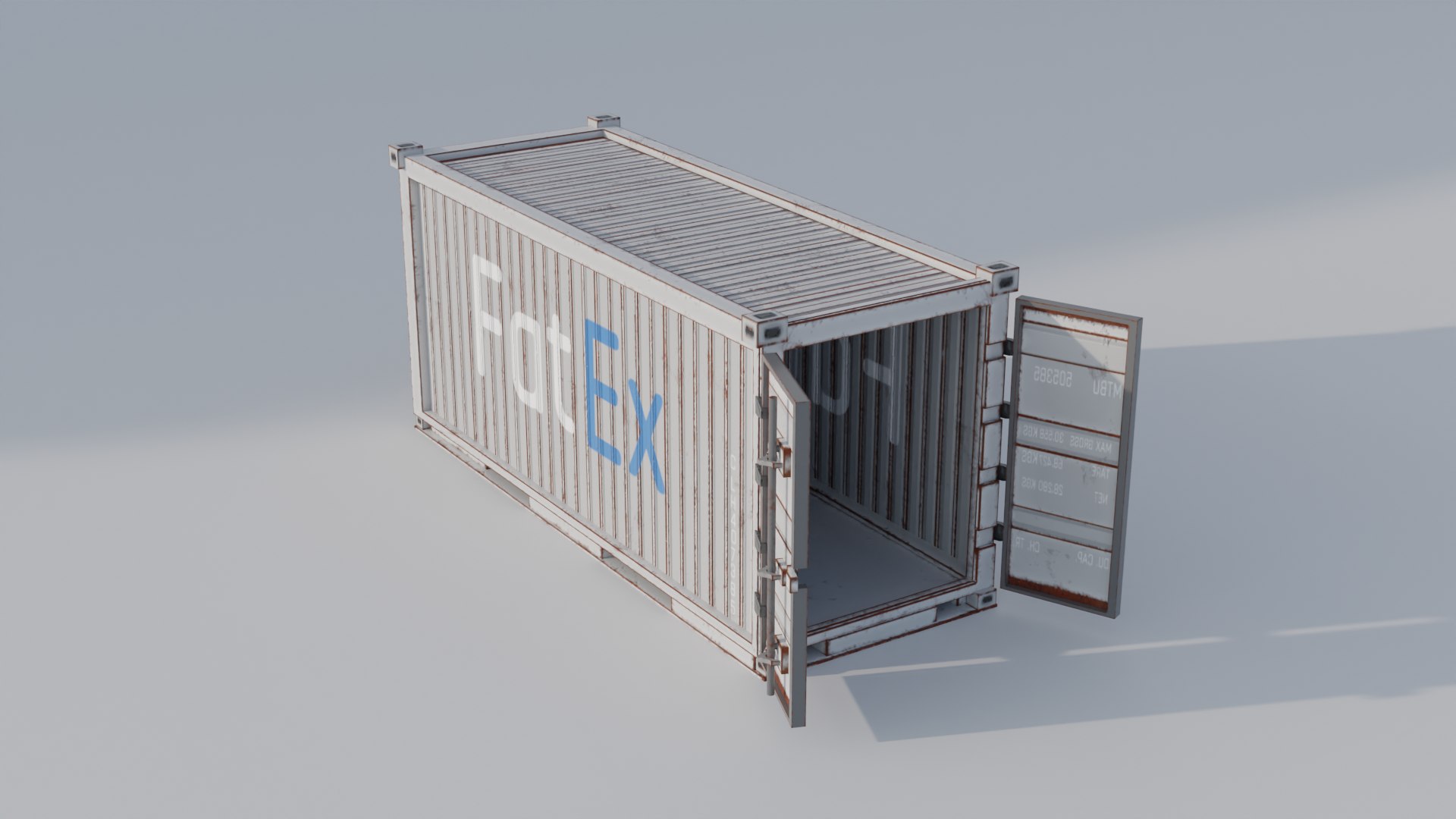 3D Cargo Container 3D Model Model - TurboSquid 1989897