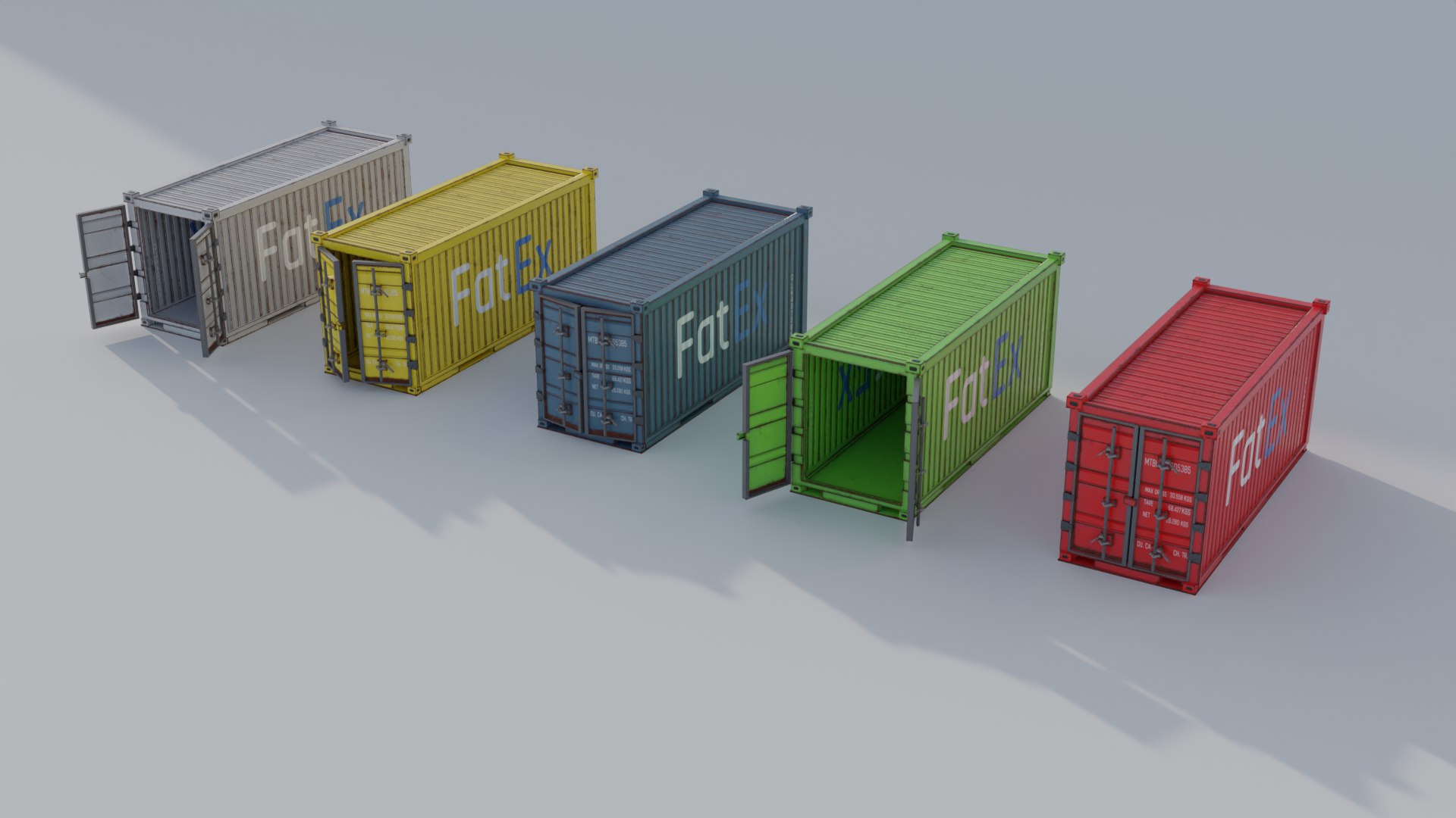 3D Cargo Container 3D Model Model - TurboSquid 1989897