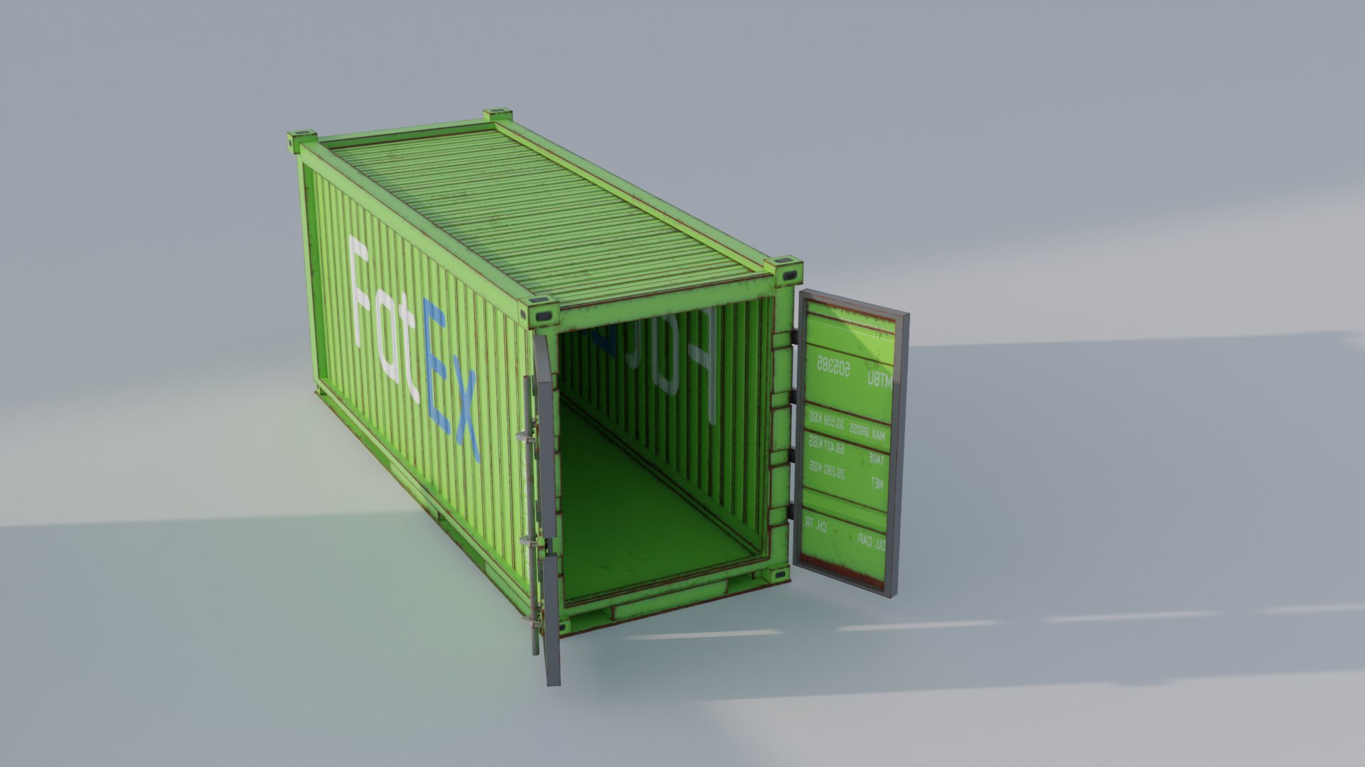 3D Cargo Container 3D Model Model - TurboSquid 1989897