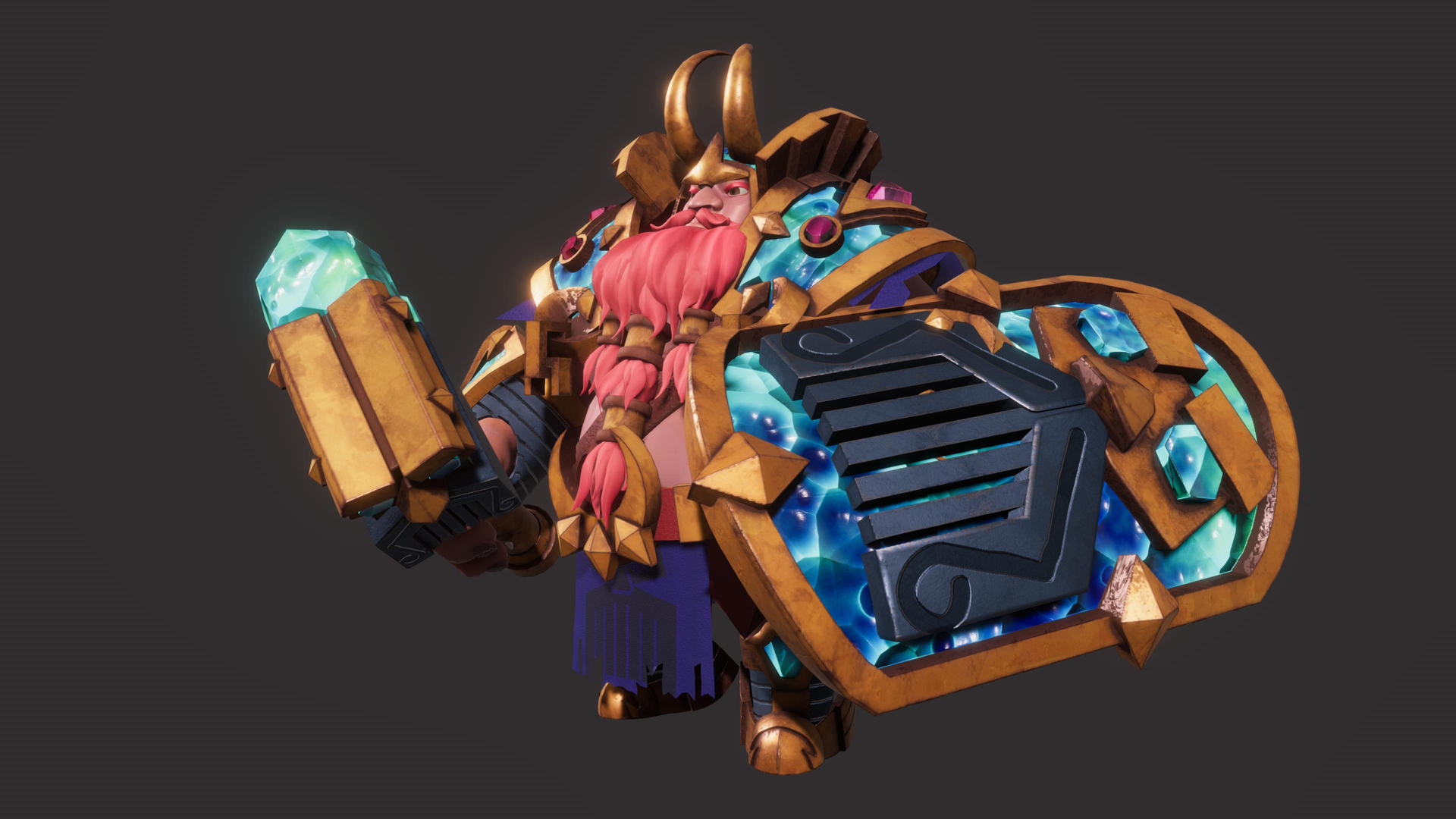 3d Game Ready Dwarf Character Rigged 3D Model - TurboSquid 2145239