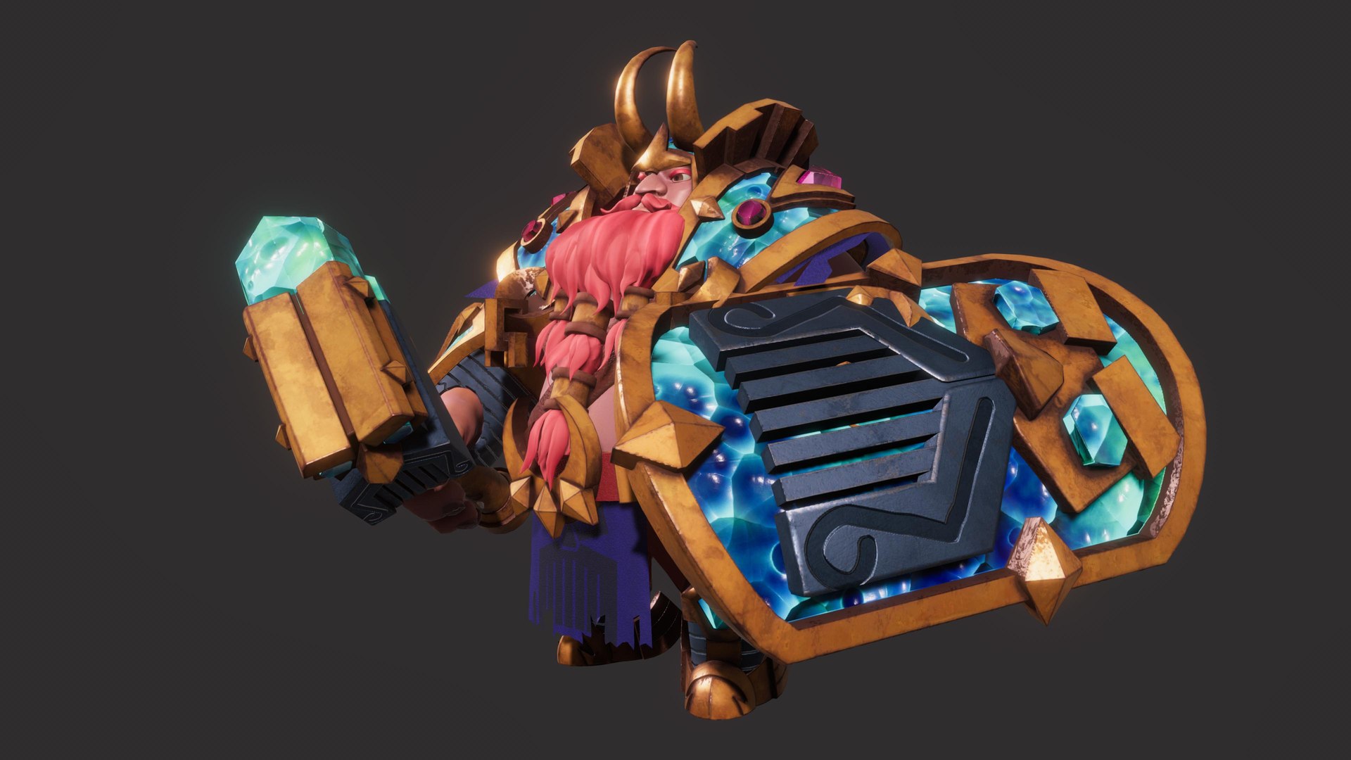 3d Game Ready Dwarf Character Rigged 3D Model - TurboSquid 2145239