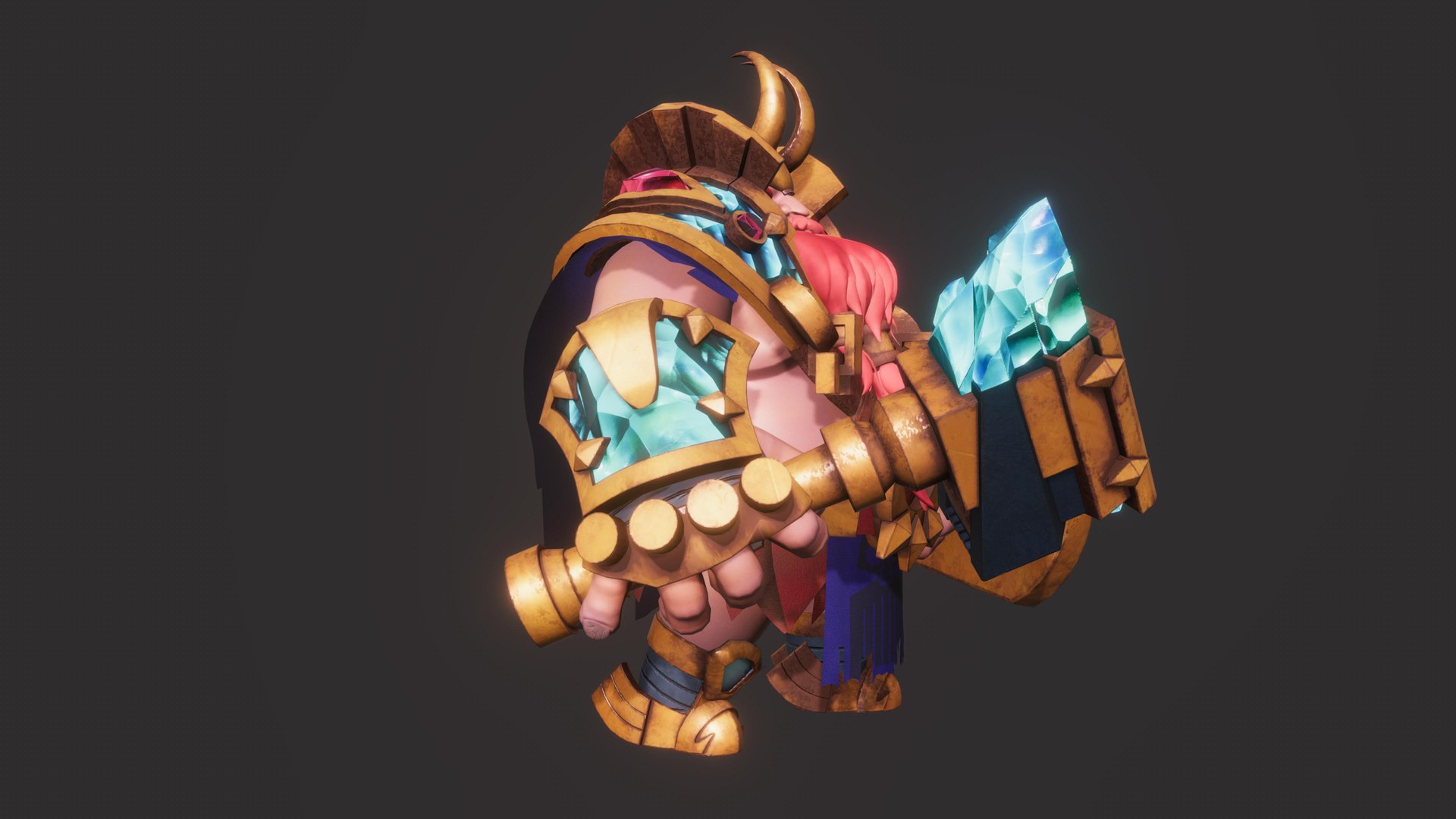 3d Game Ready Dwarf Character Rigged 3D Model - TurboSquid 2145239