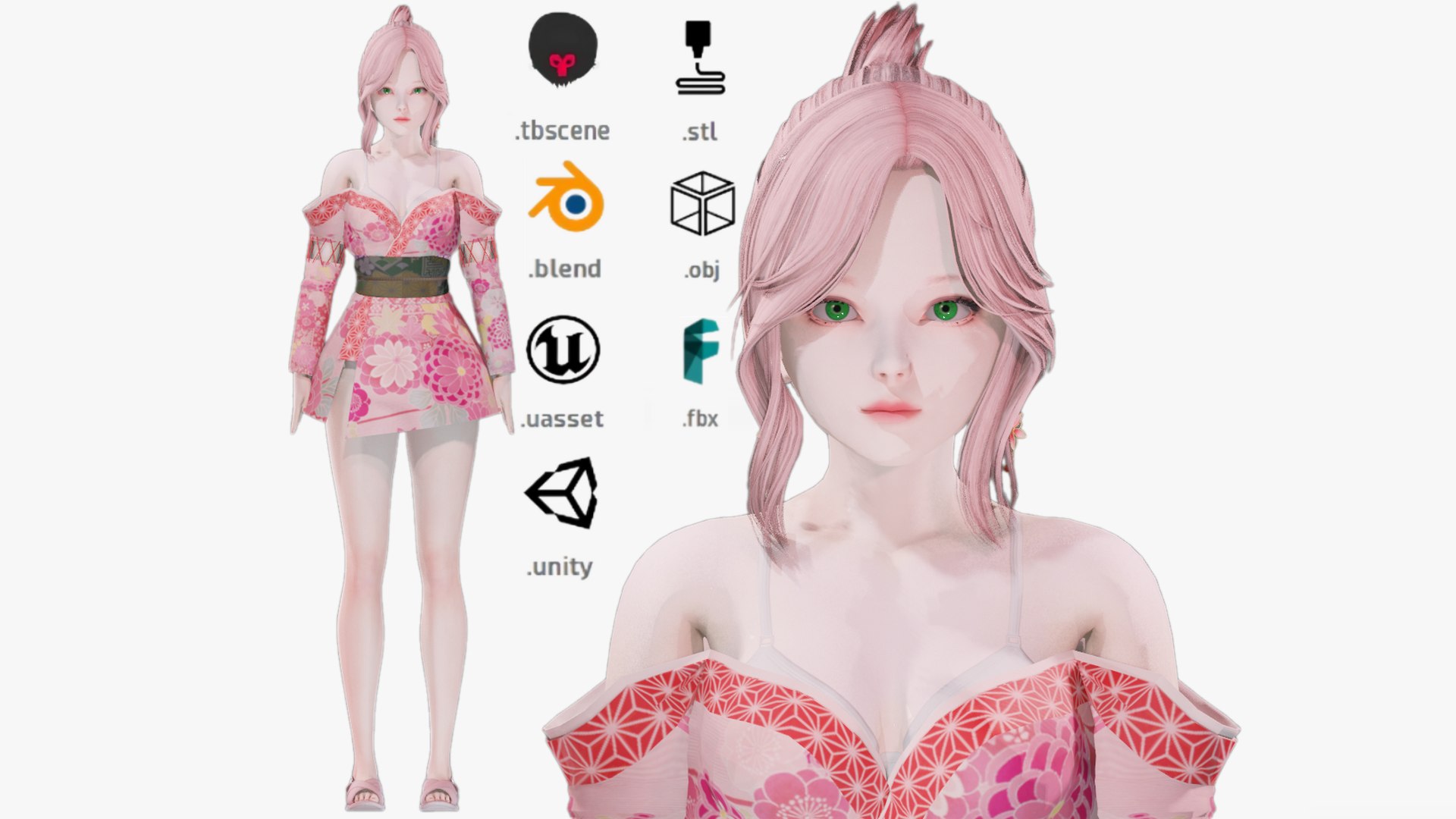 3D Casual Clothes 0023 - Rig - Unreal - Unity - Blender - Animated ...