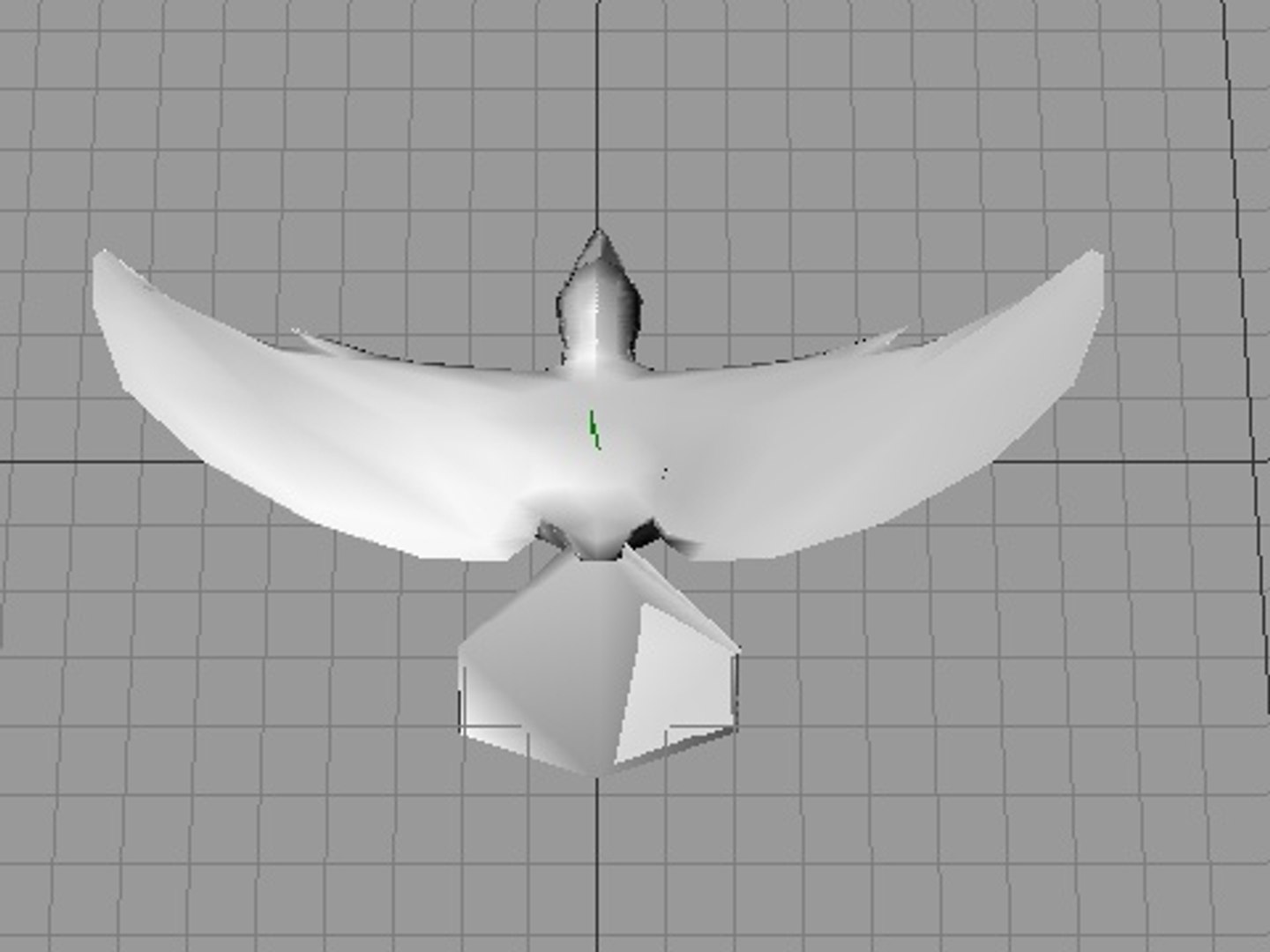 3d model of dove bird