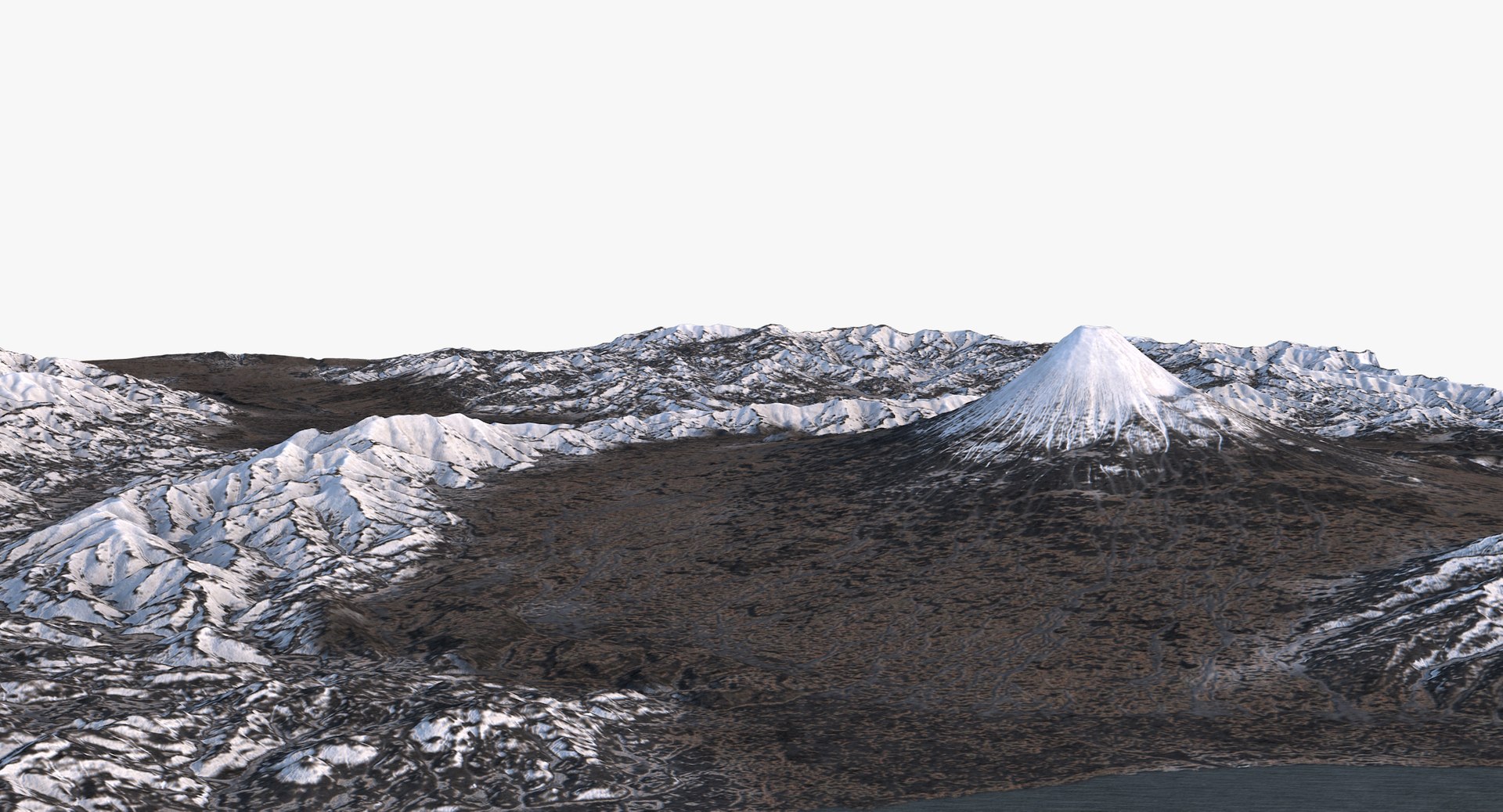 Mount Fuji Area Model - TurboSquid 1247128