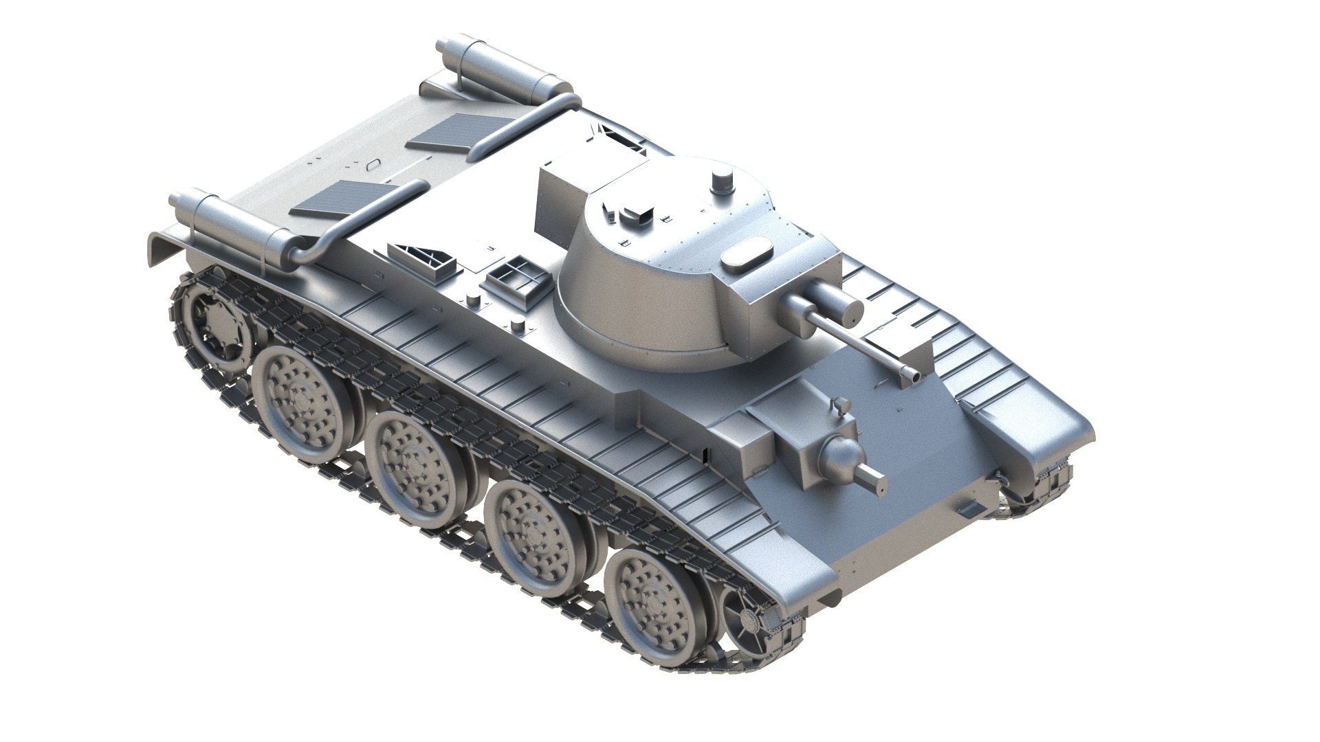 3D Model 10TP Tank - TurboSquid 2270886