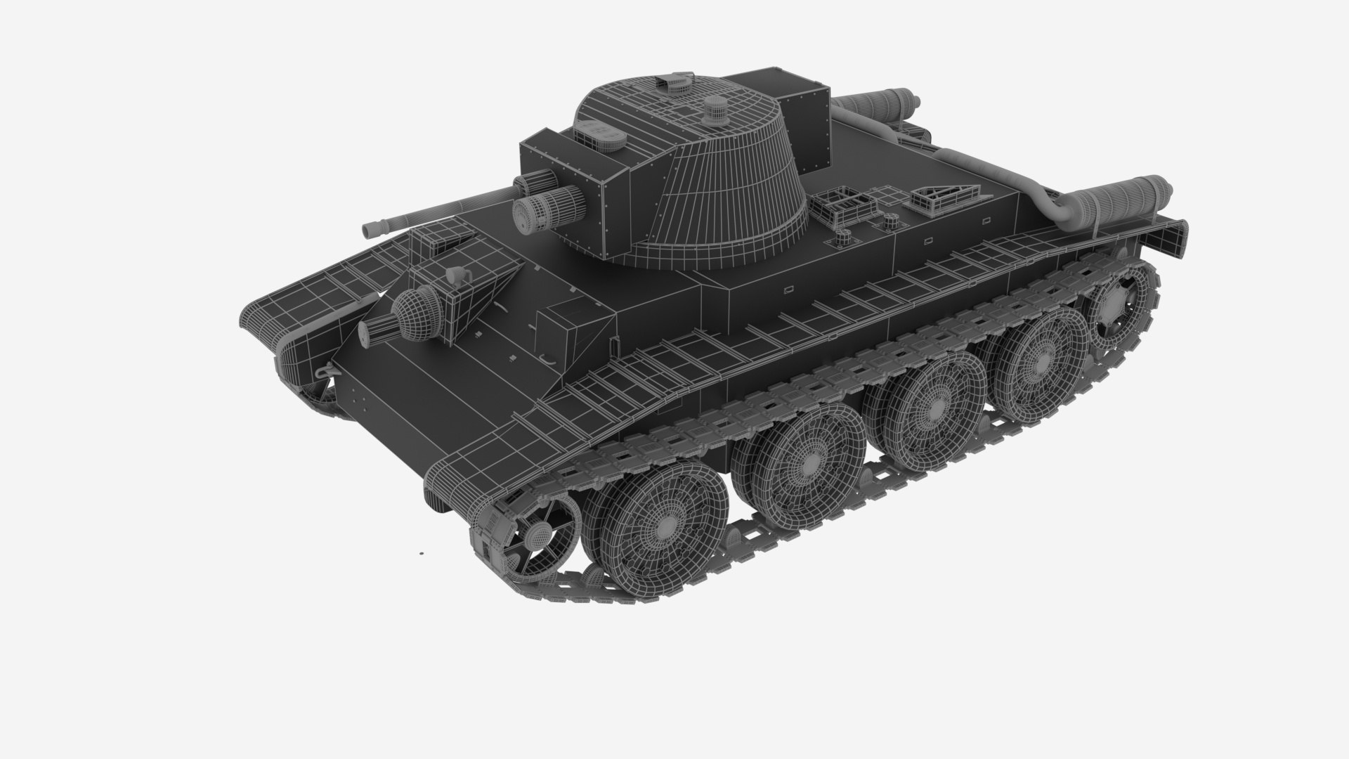 3D Model 10TP Tank - TurboSquid 2270886