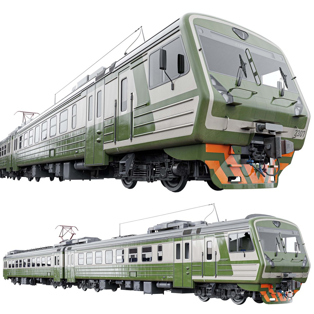 Passenger Train ED4M - C 3D Model - TurboSquid 2370331
