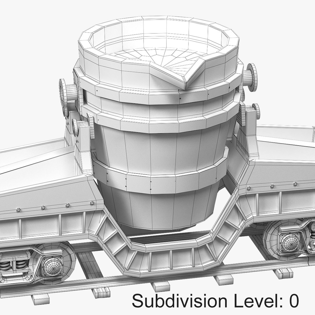 Hot Metal Ladle Transfer 3d Max