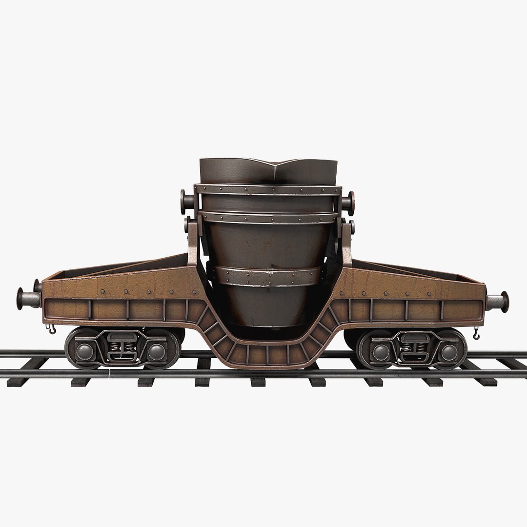 Hot Metal Ladle Transfer 3d Max