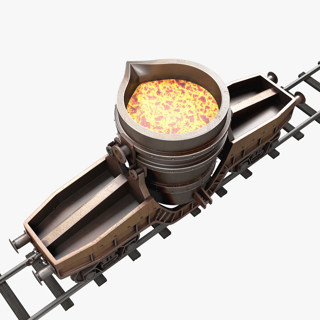 Hot Metal Ladle Transfer 3d Max