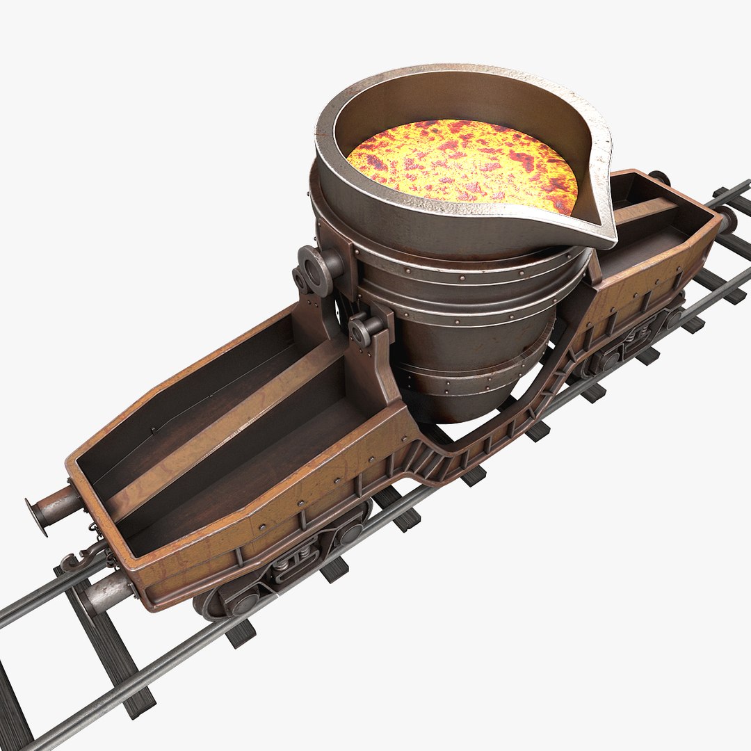 Hot Metal Ladle Transfer 3d Max