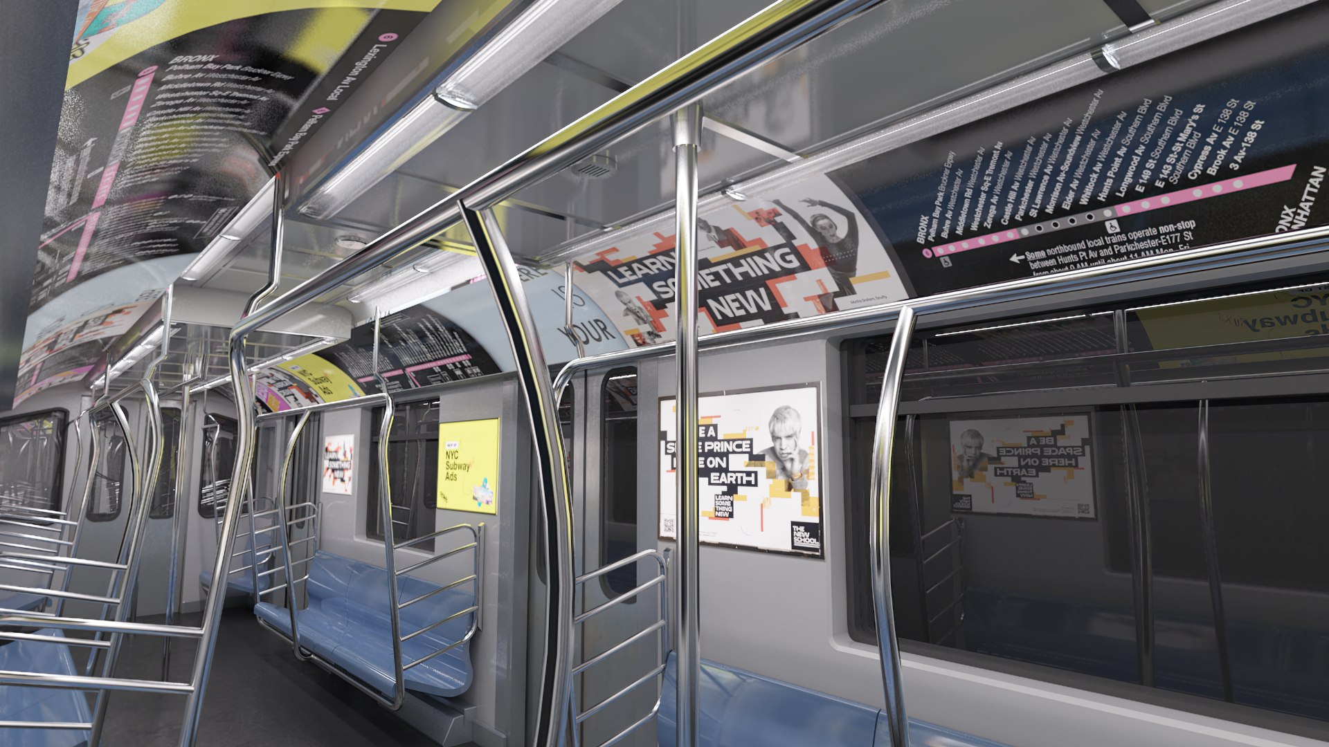 3D Model Subway Car R142 - TurboSquid 1679327