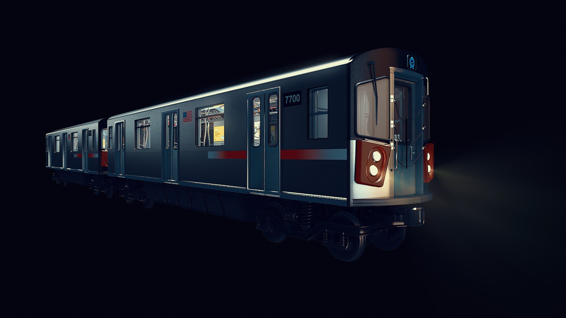 3D model subway car r142 - TurboSquid 1679327