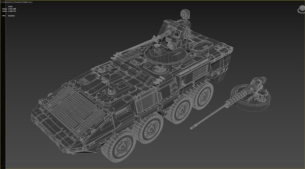 modelo 3d Vehículo de transporte de infantería - ICV - TurboSquid 2078132