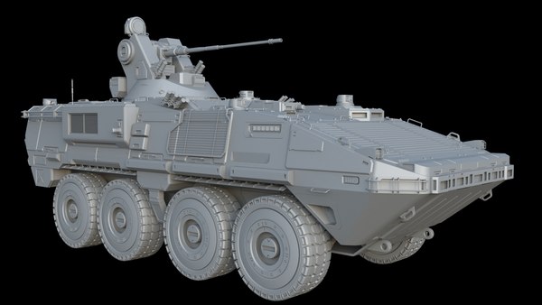 3D модель Infantry Carrier Vehicle - ICV - TurboSquid 2078132