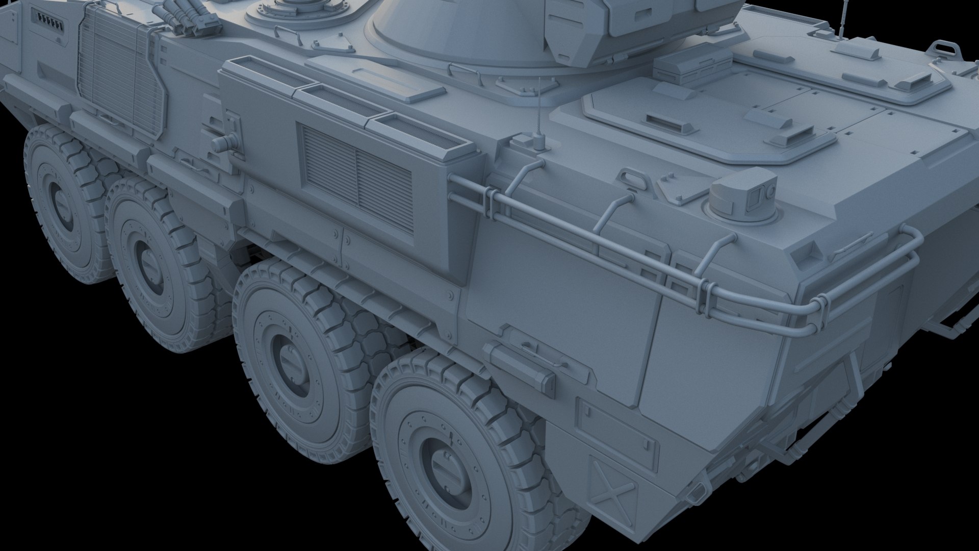 3D Model Infantry Carrier Vehicle - ICV - TurboSquid 2078132