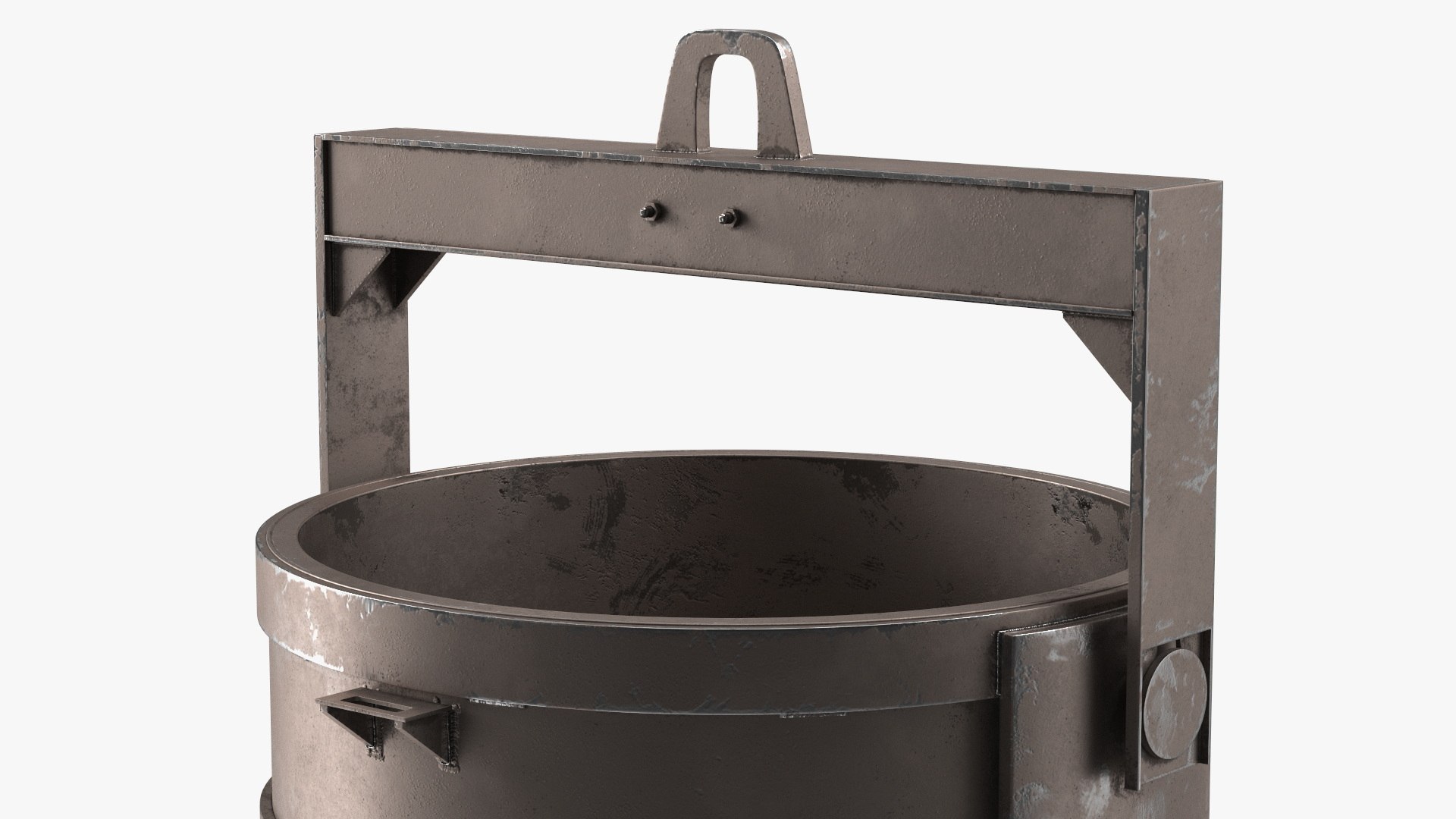 3D Industrial Steel Charging Bucket - TurboSquid 2270316