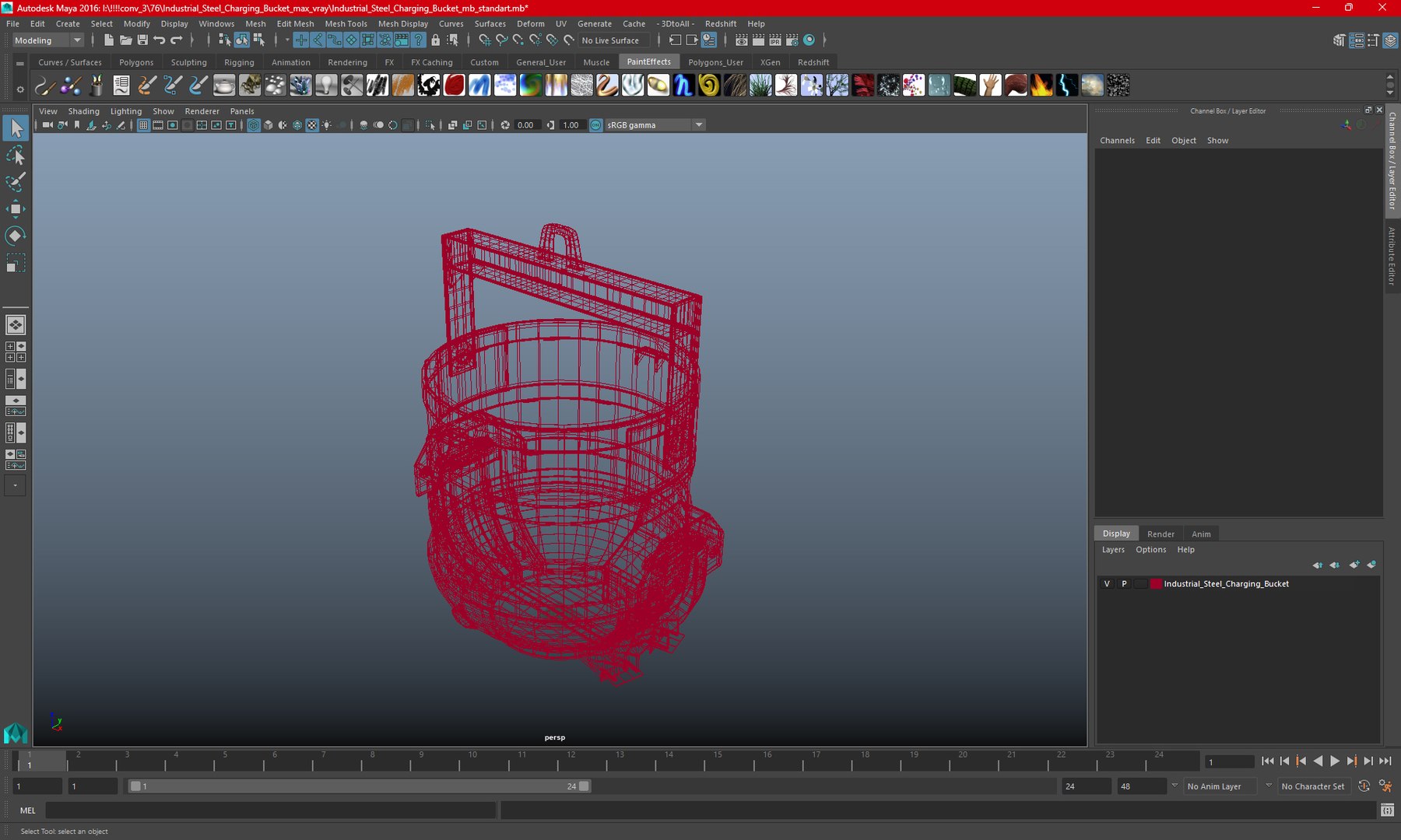 3D Industrial Steel Charging Bucket - TurboSquid 2270316