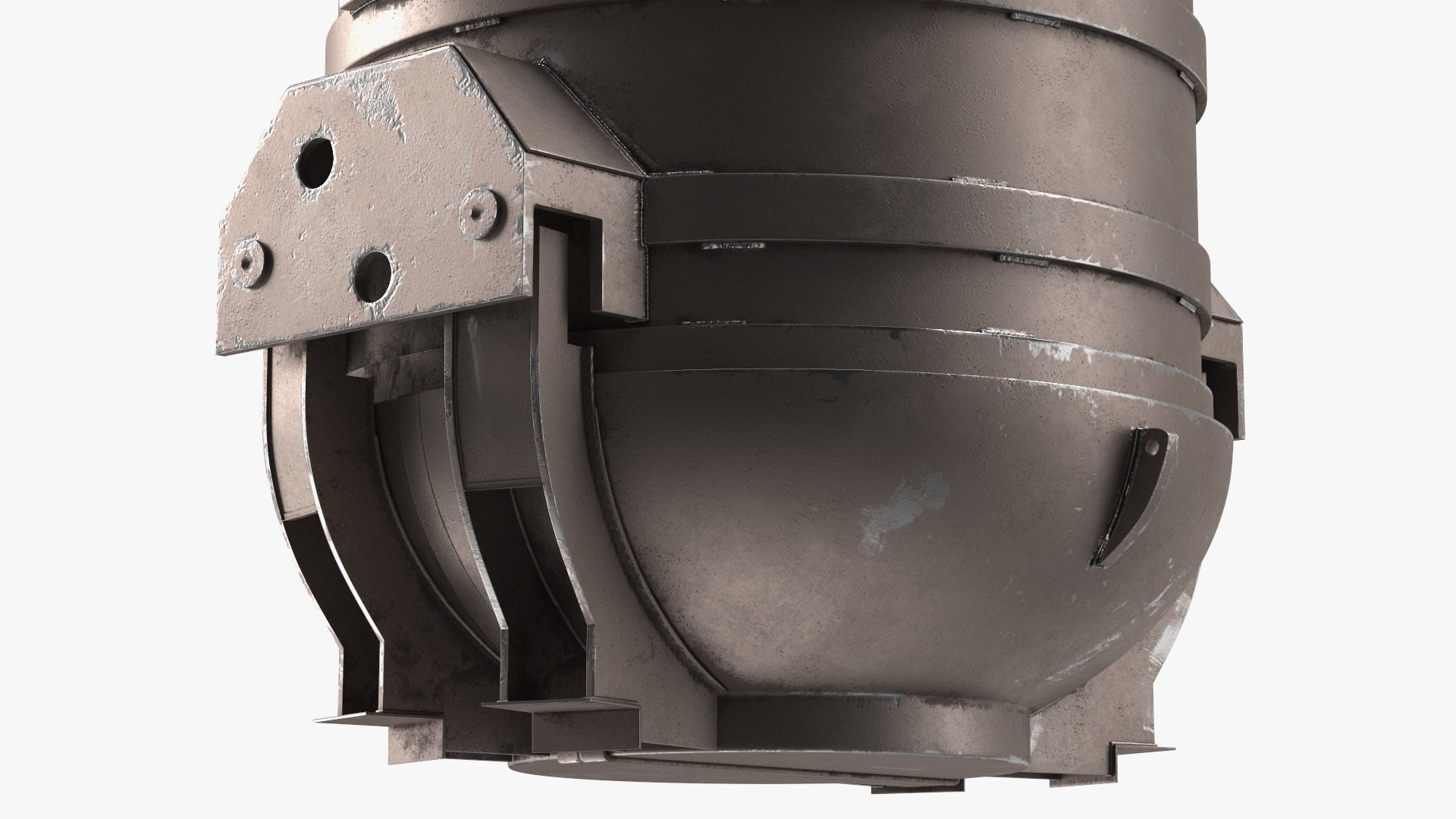 3D Industrial Steel Charging Bucket - TurboSquid 2270316