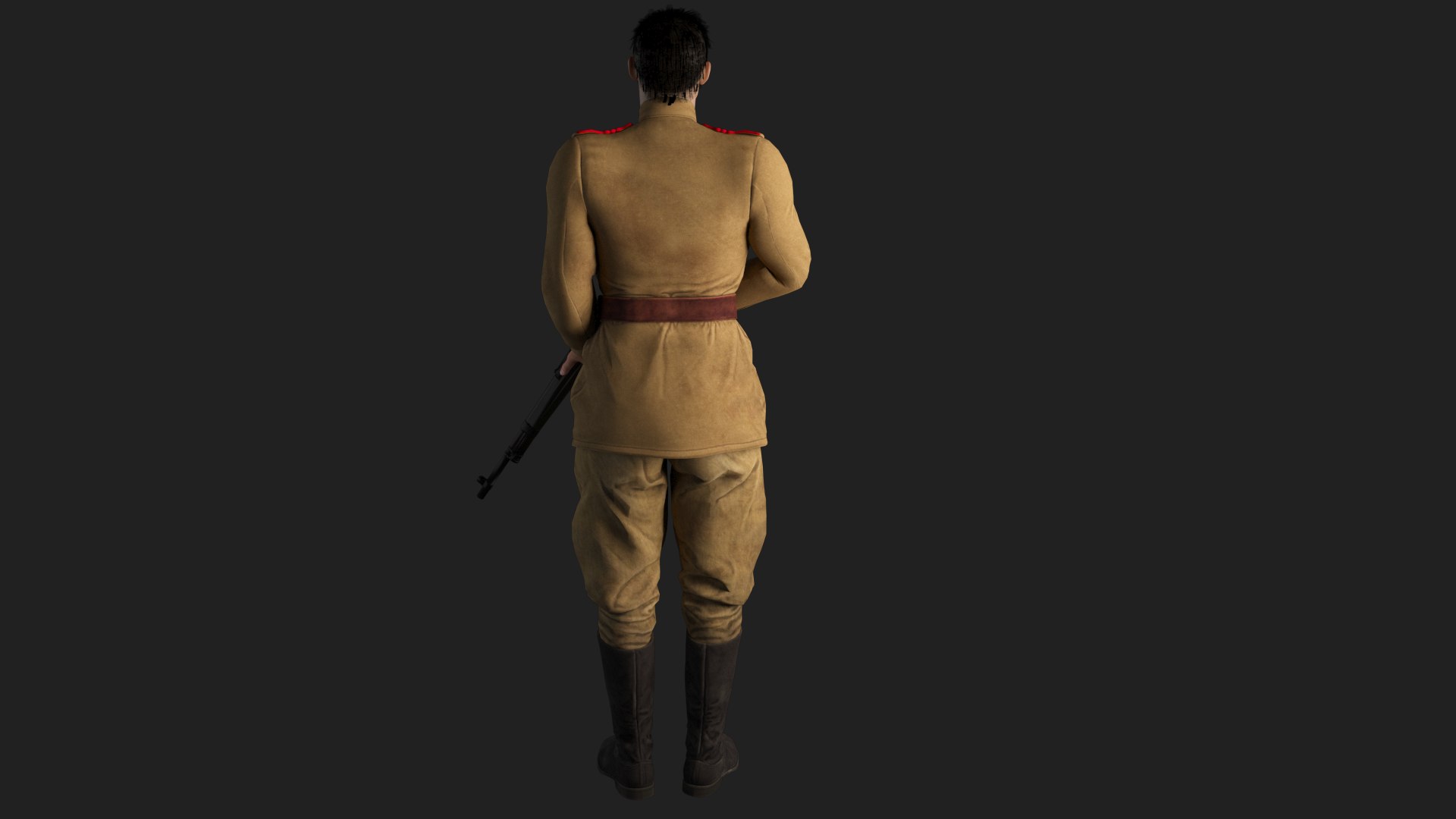 3D Soldier With Kar98k Unreal Engine Rig Model - TurboSquid 2348376