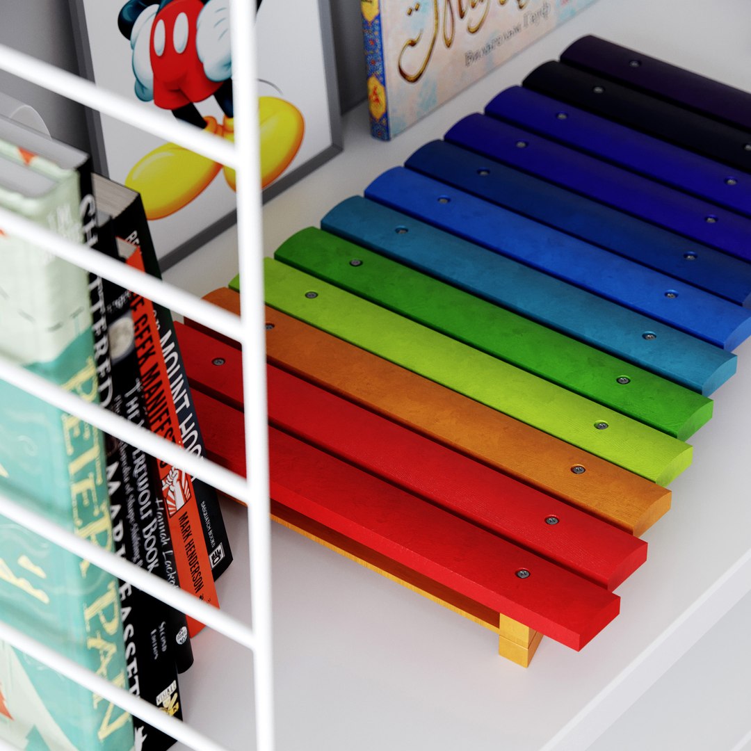 3D String Set Model - TurboSquid 1343652