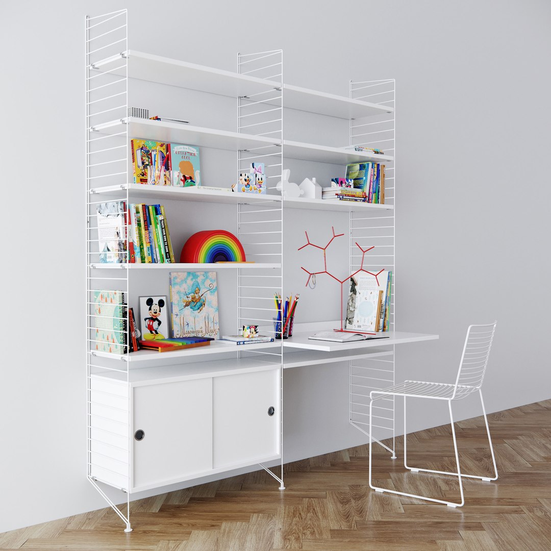 3D String Set Model - TurboSquid 1343652