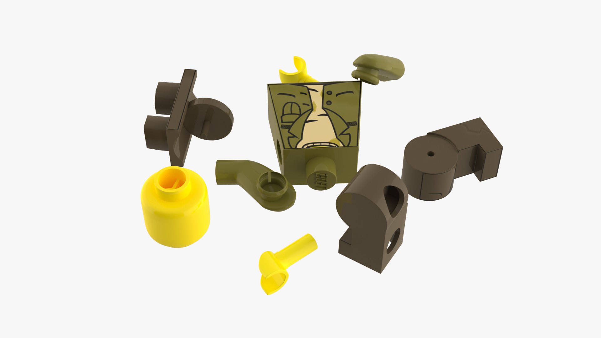 3D realistic lego figure model - TurboSquid 1224855