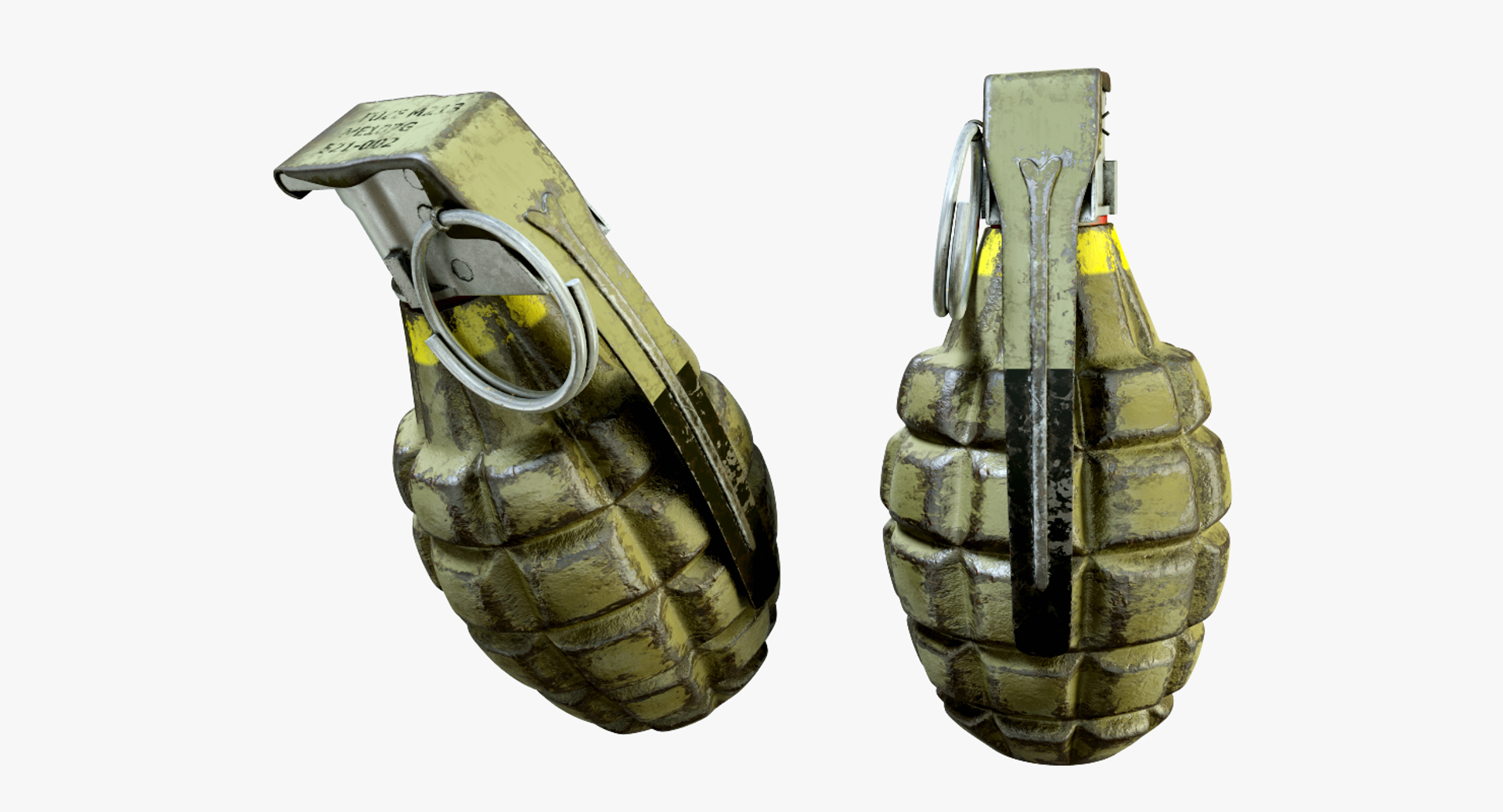 ready grenade hand
