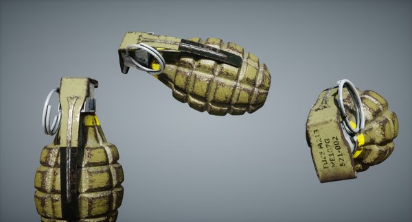 ready grenade hand