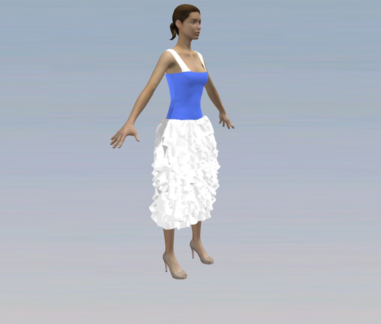 Free Clothes Character 3d Model