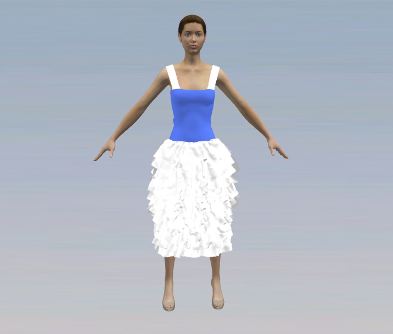 Free Clothes Character 3d Model