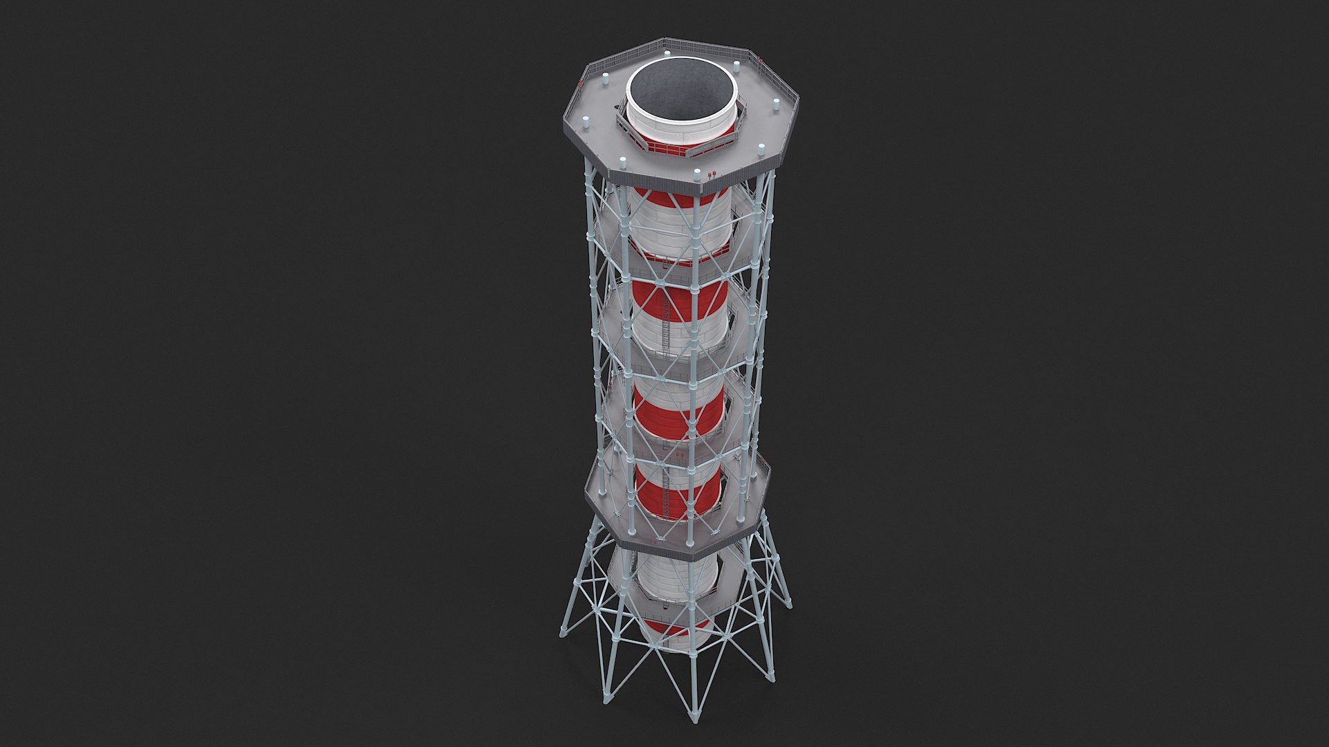 3D ventilation stack chernobyl vs-2 - TurboSquid 1548563
