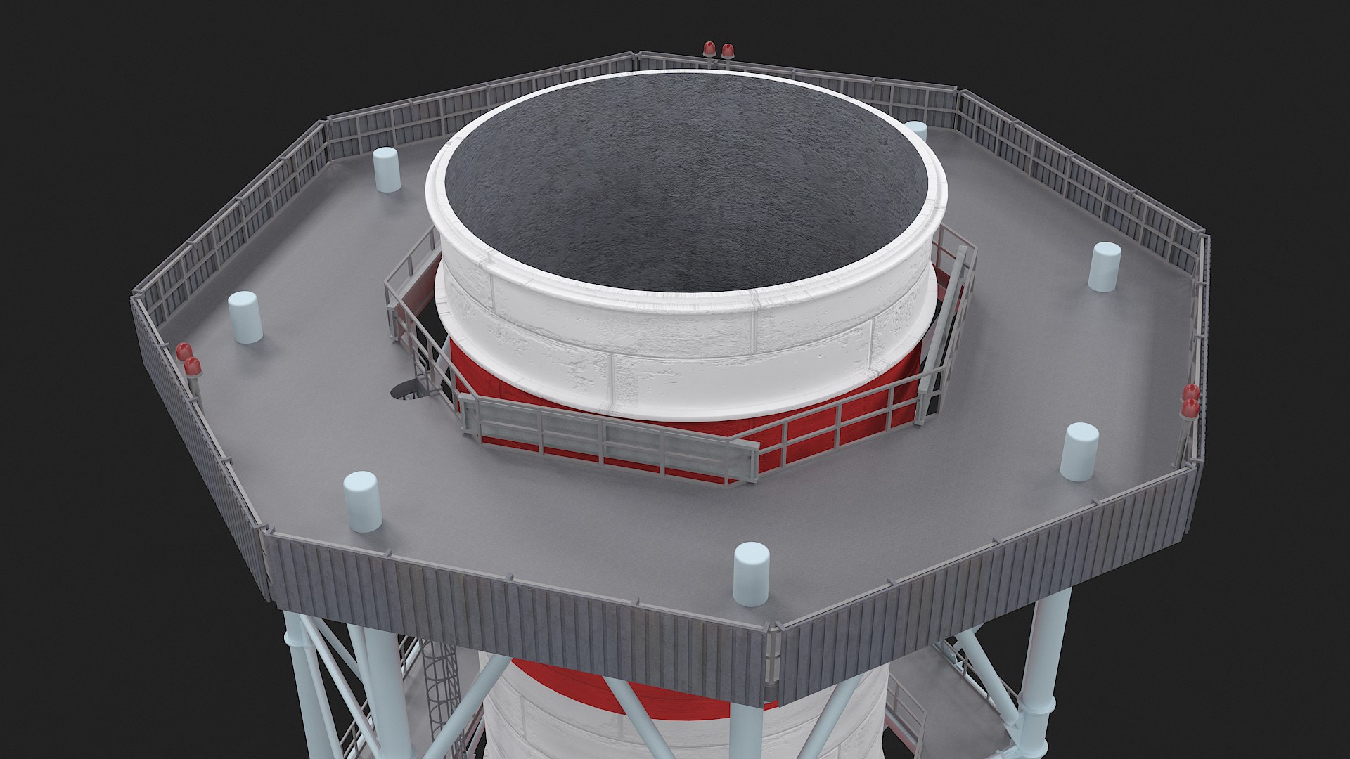 3D ventilation stack chernobyl vs-2 - TurboSquid 1548563