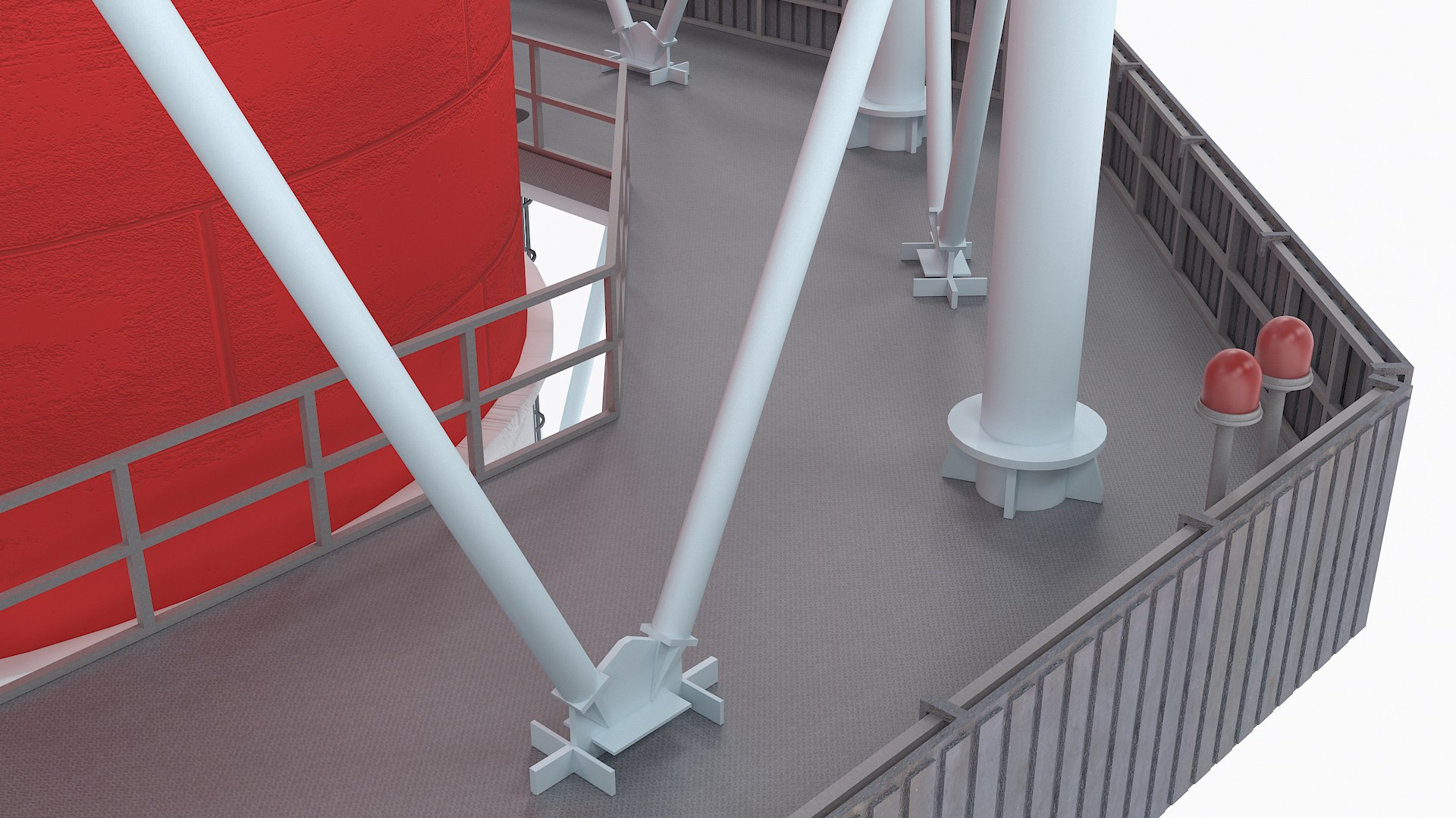 3D ventilation stack chernobyl vs-2 - TurboSquid 1548563