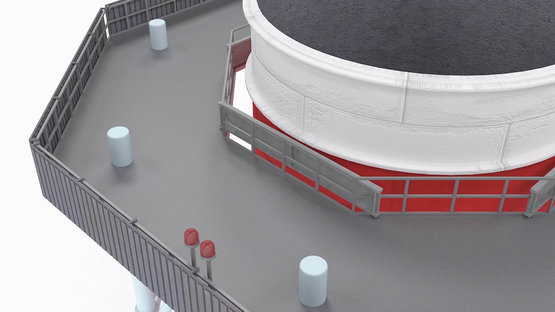 3D ventilation stack chernobyl vs-2 - TurboSquid 1548563