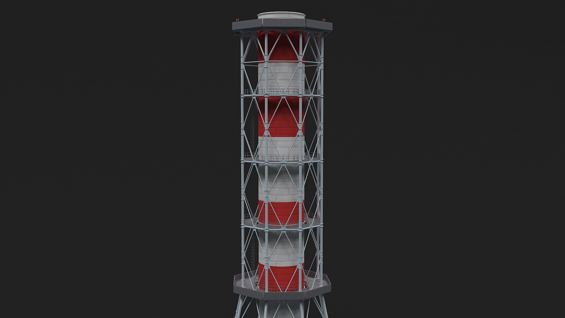 3D ventilation stack chernobyl vs-2 - TurboSquid 1548563