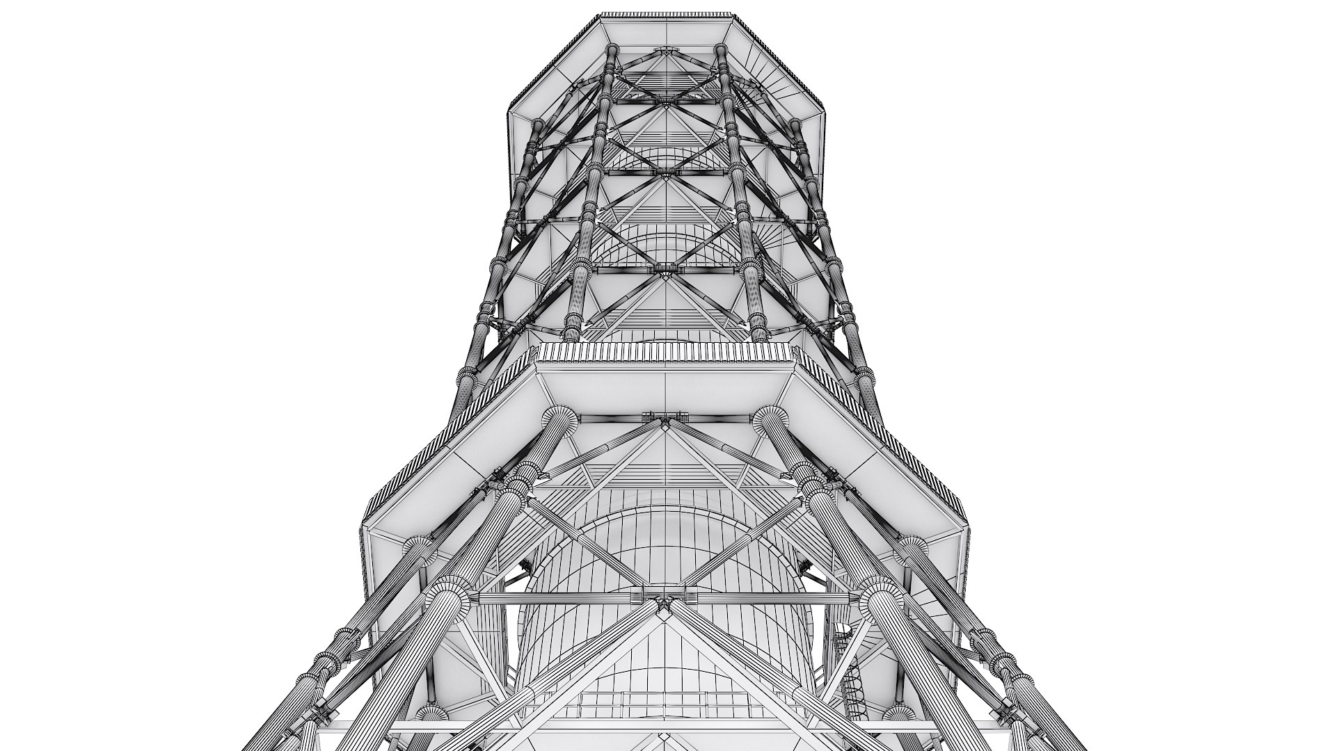 3D ventilation stack chernobyl vs-2 - TurboSquid 1548563