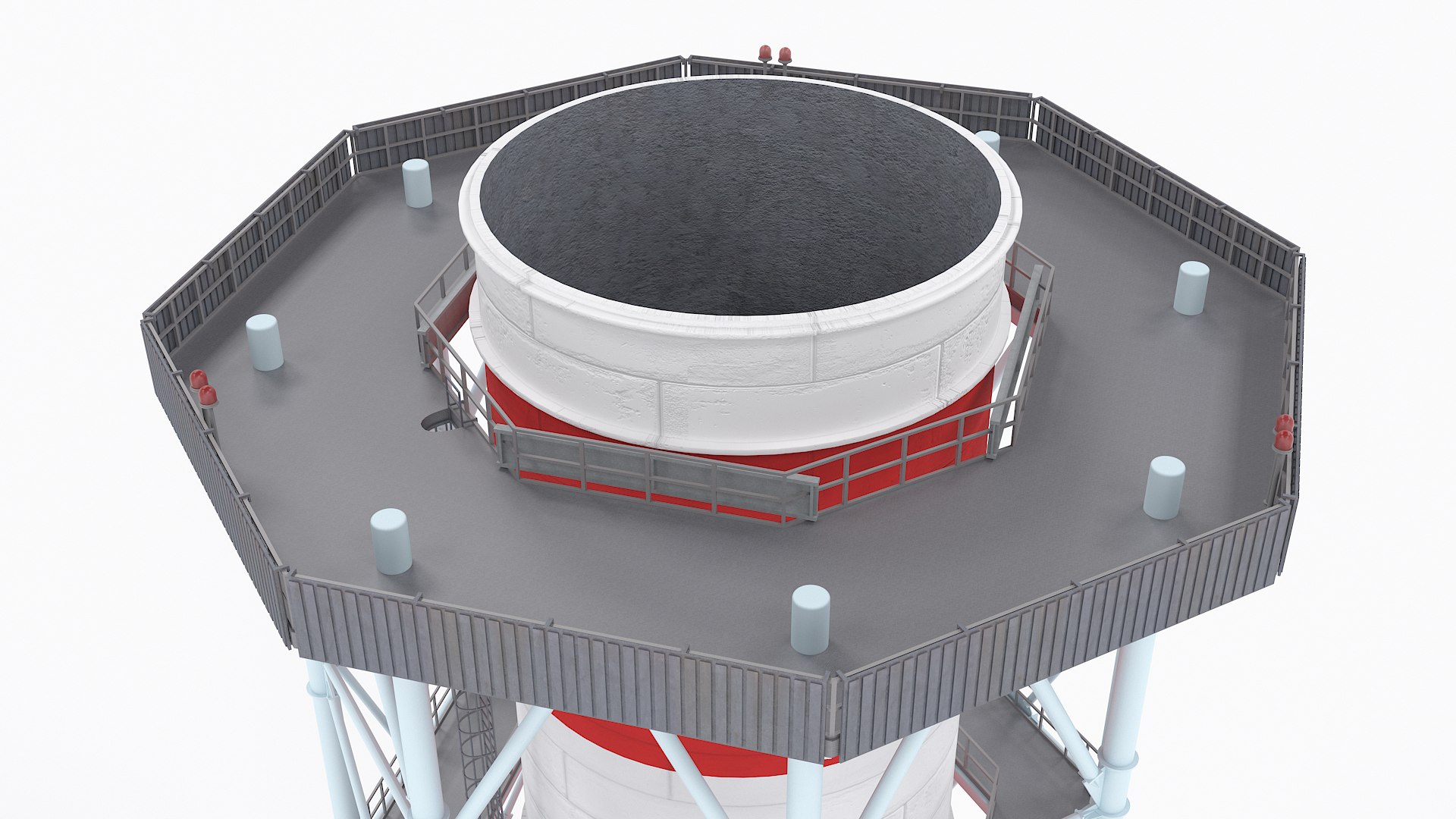 3D ventilation stack chernobyl vs-2 - TurboSquid 1548563