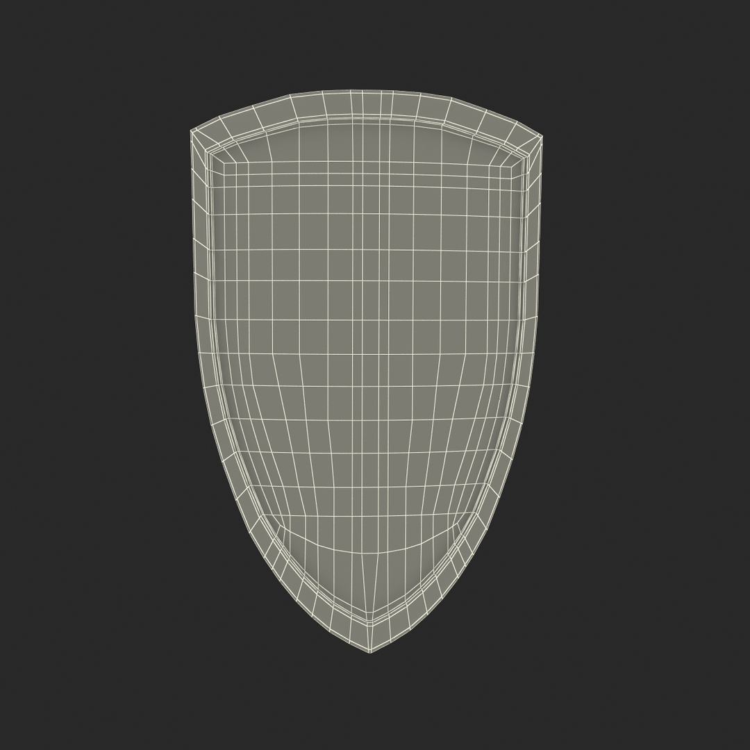 3d Model European Shield