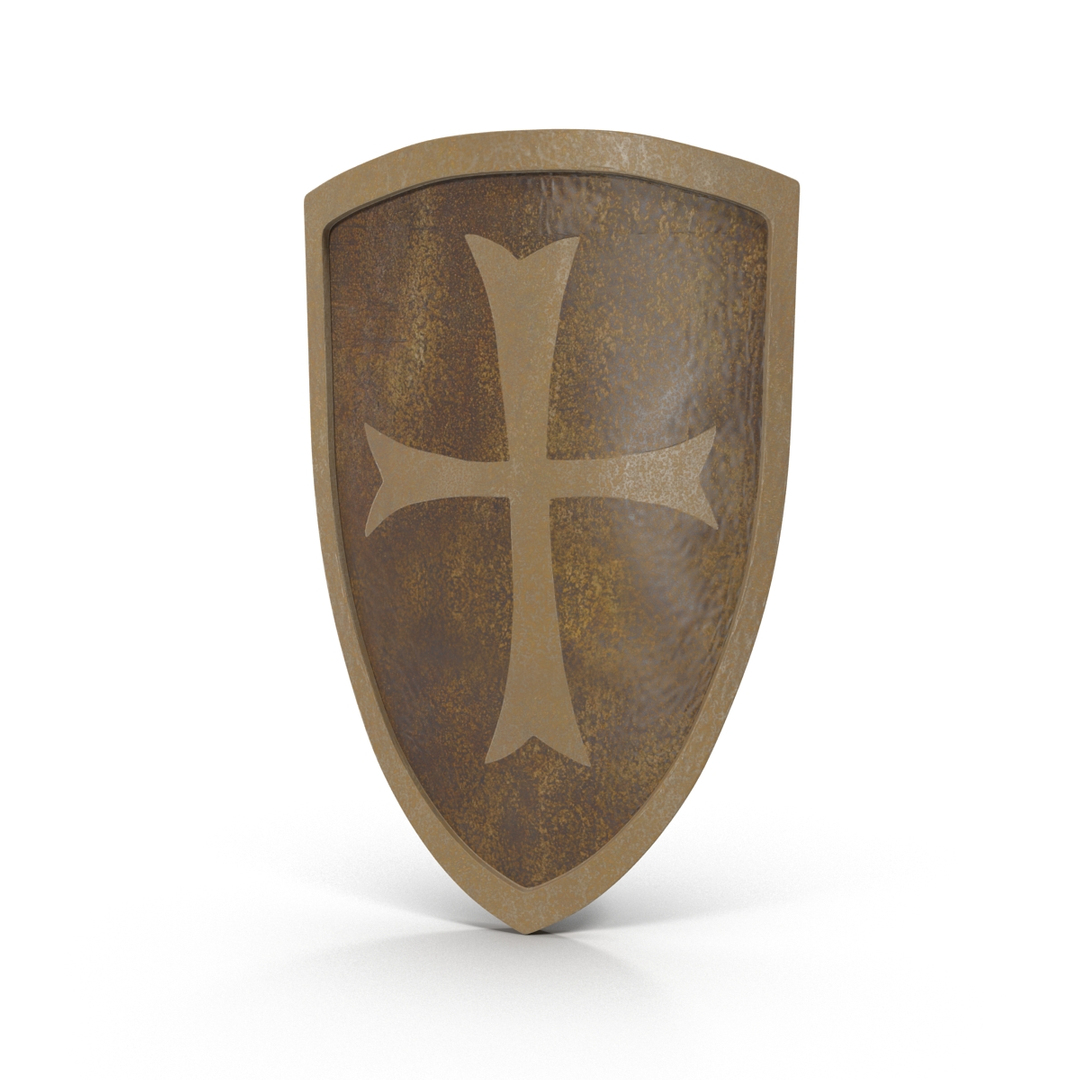 3d Model European Shield