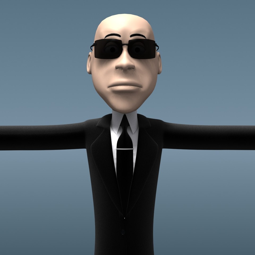 Max Agent Jimmy Cartoon Character