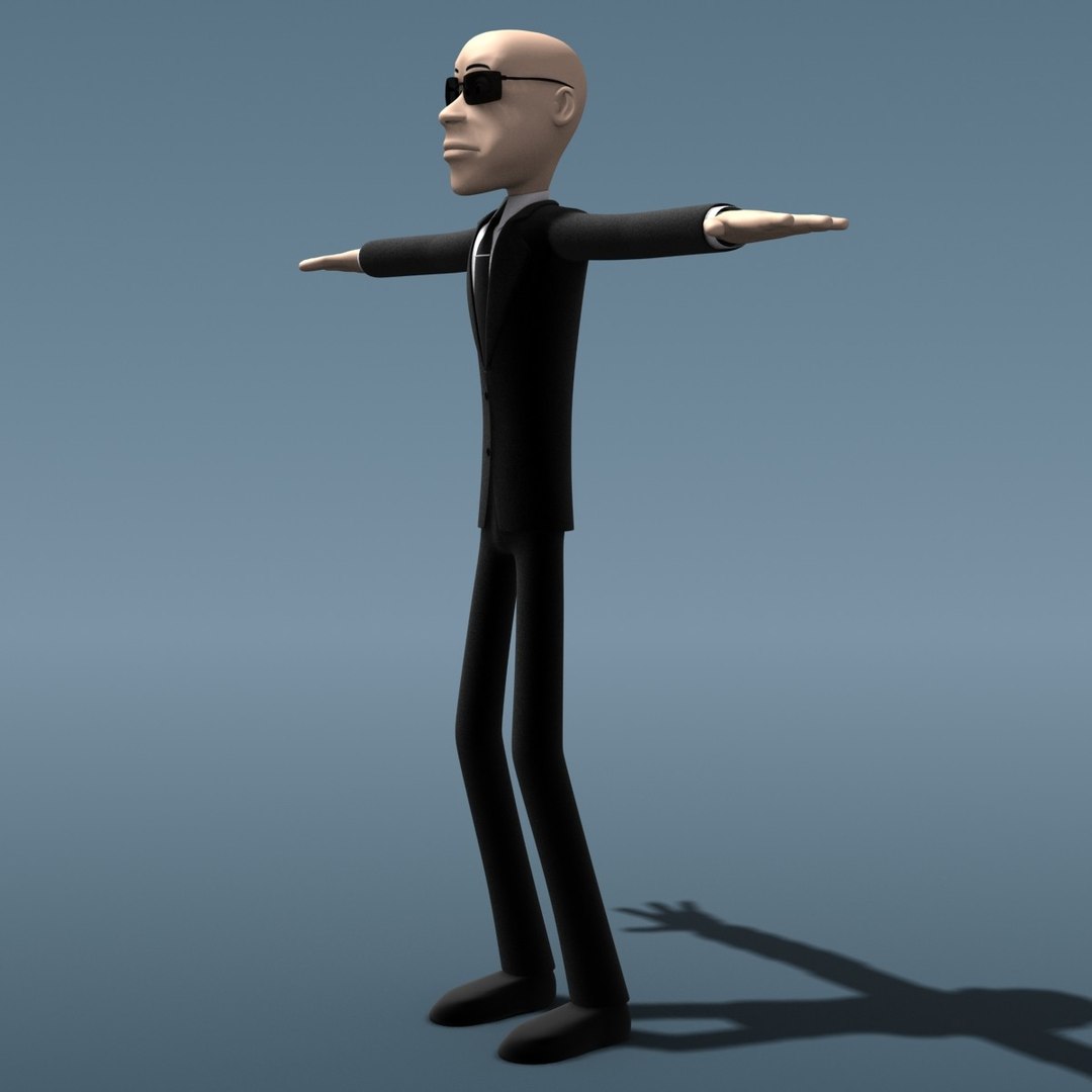 Max Agent Jimmy Cartoon Character