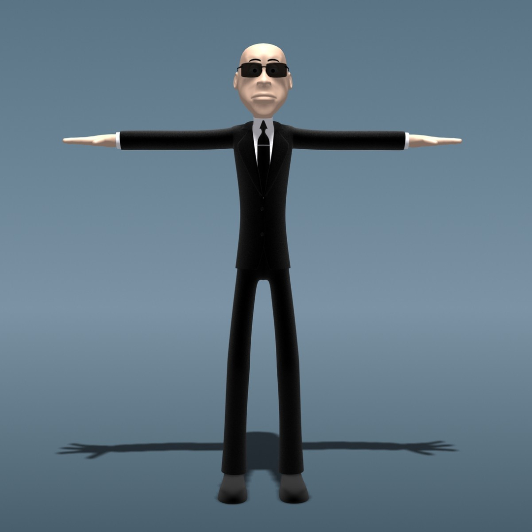 Max Agent Jimmy Cartoon Character