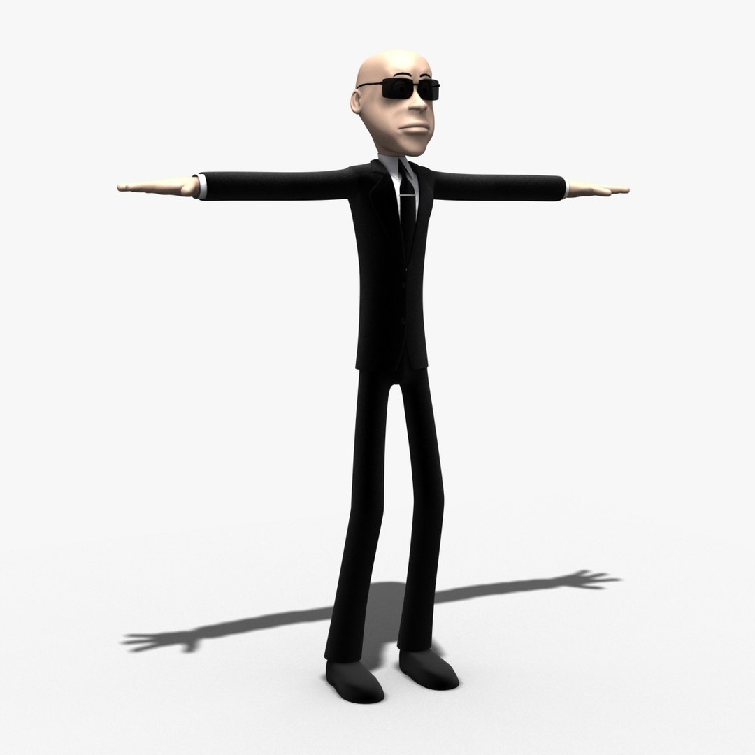 Max Agent Jimmy Cartoon Character