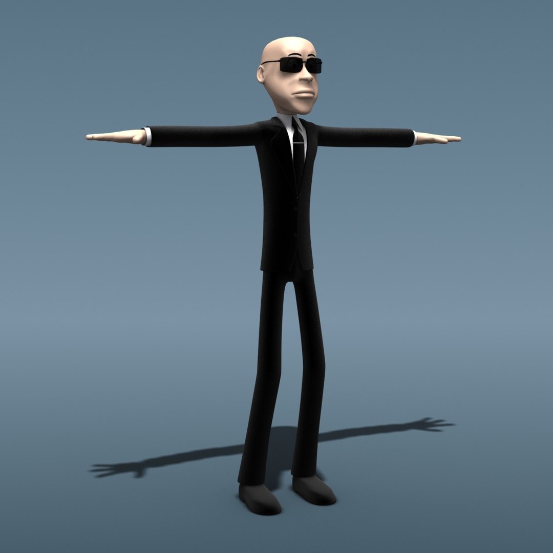 Max Agent Jimmy Cartoon Character