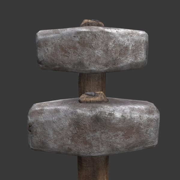 3D model Medieval Sledge Hammer - TurboSquid 1729357