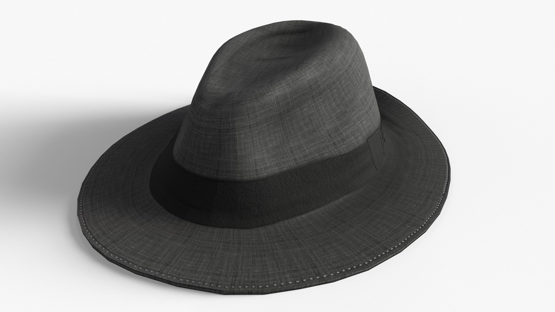 3D Fedora Hat model - TurboSquid 2095627