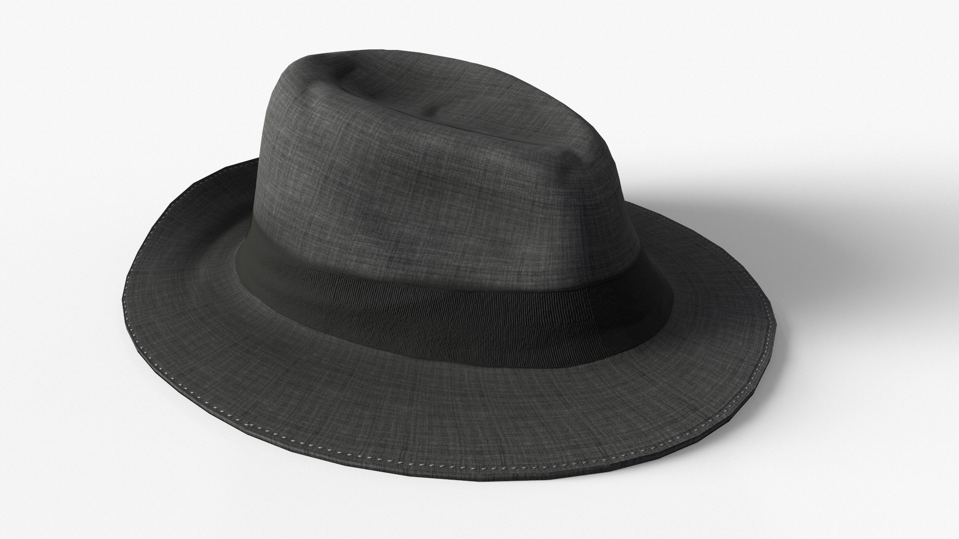 3D Fedora Hat model - TurboSquid 2095627