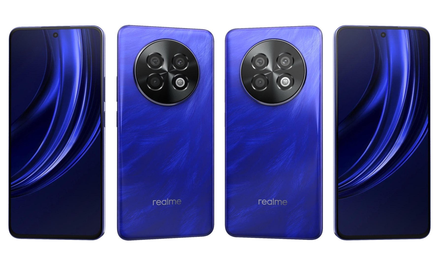 3D Realme P1 Speed Brushed Blue And Textured Titanium Model ...